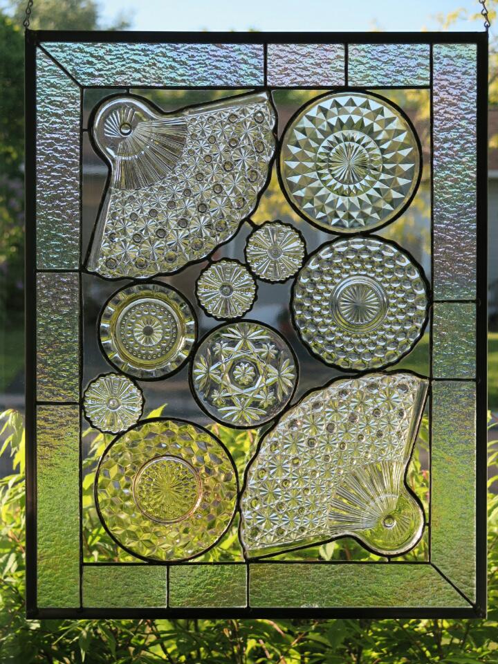 Antique Glass Panel – nellyglass studio