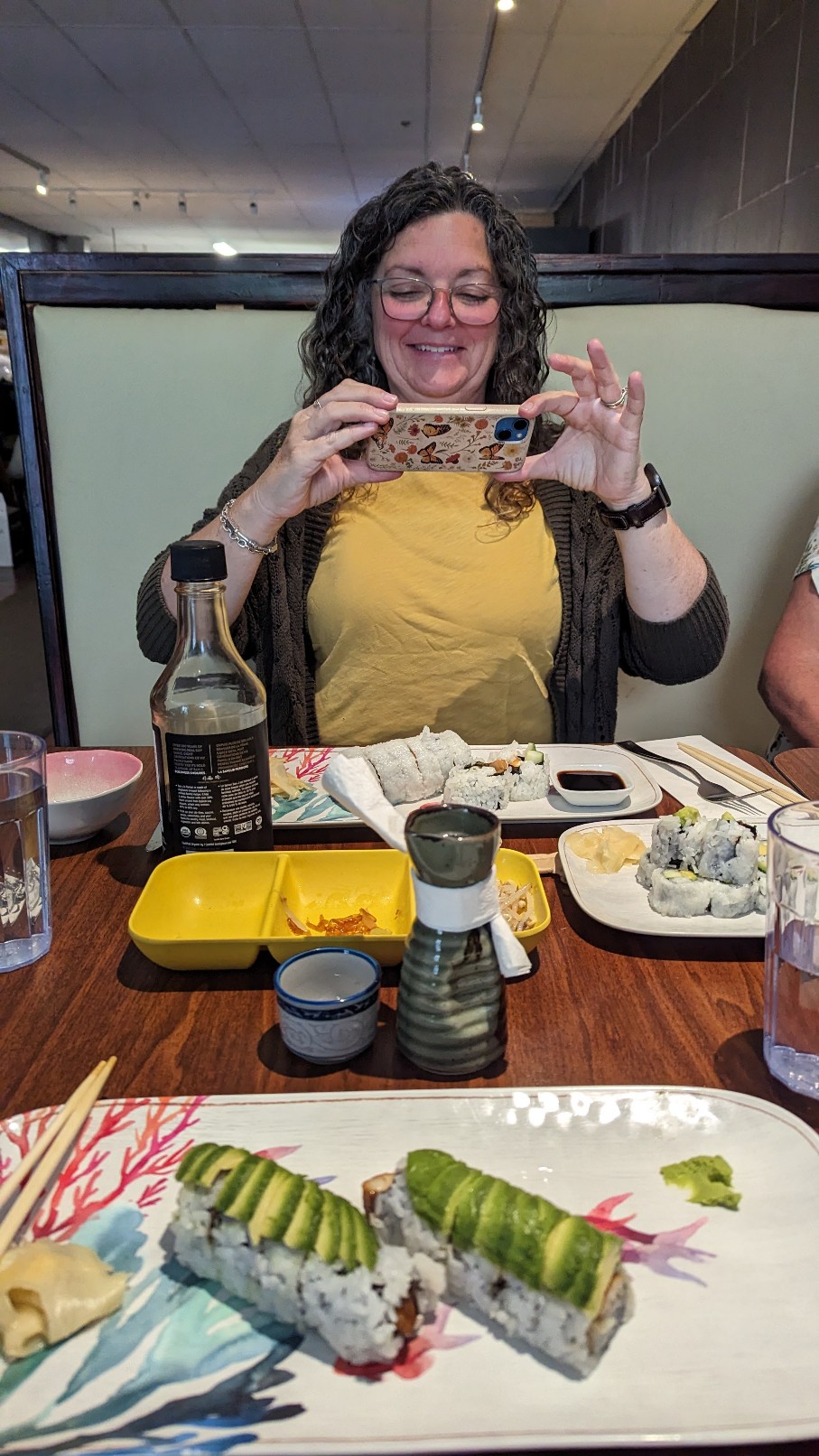 Philly Roll for Judy and Caterpillar Roll for Nelson – nellyglass studio